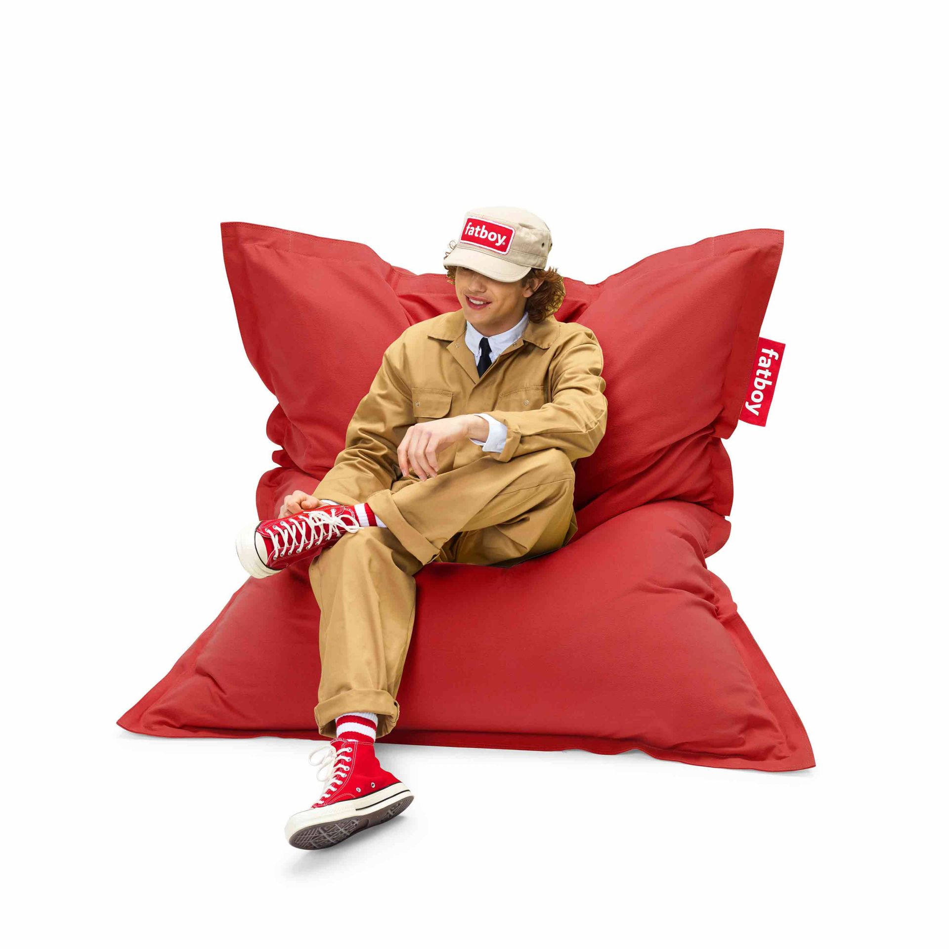 fatboy Sitzsack Original Stonewashed Rot | 780772